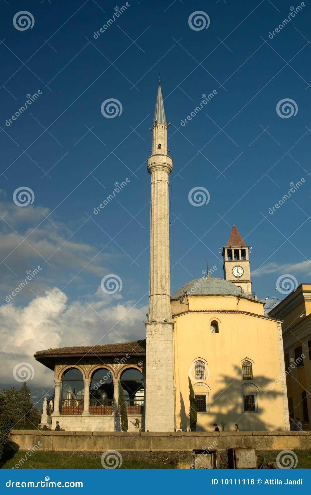 Mosque, Tirana, Albania stock photo. Image of mosque - 10111118
