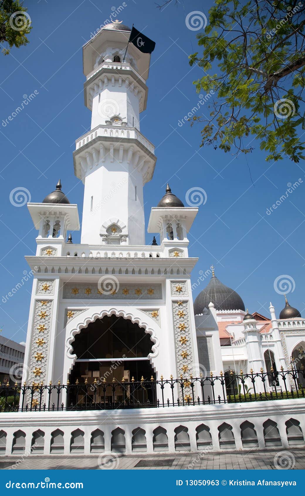 Mosque tower stock image. Image of palace, famous, beauty - 13050963