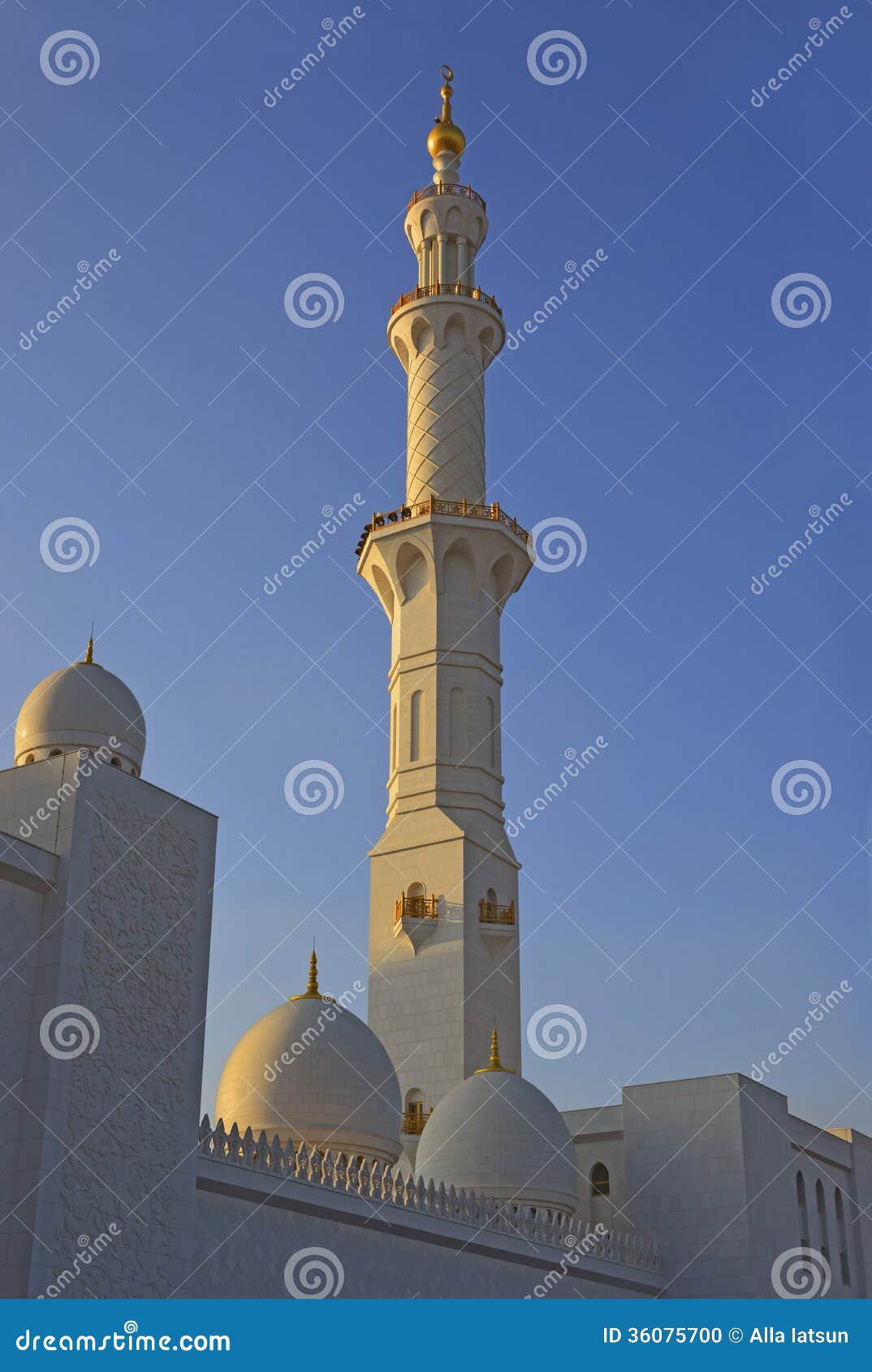 Mosque tower stock photo. Image of religion, biggest - 36075700
