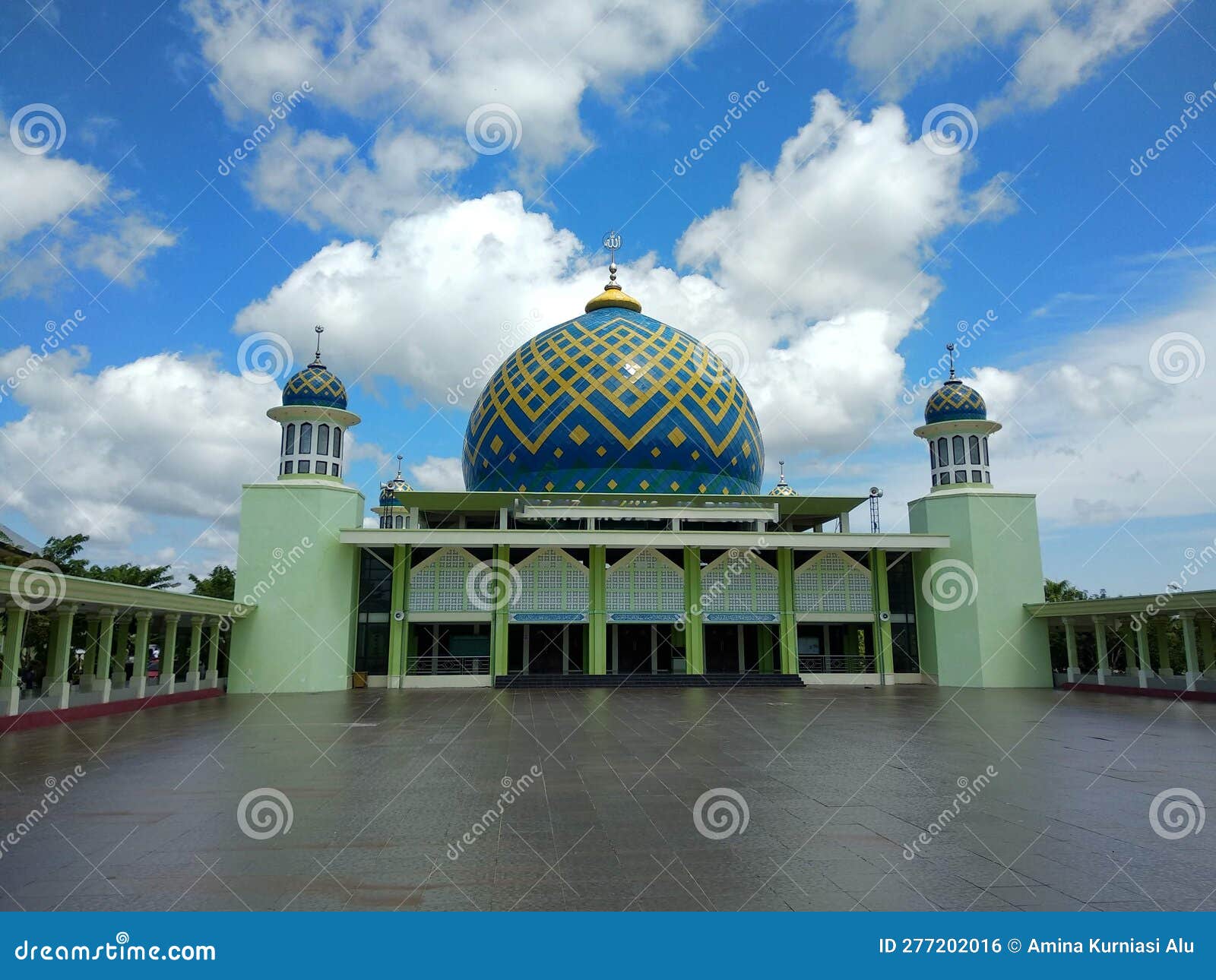 A Mosque in the Town of Namlea Stock Photo - Image of namlea, landmark ...