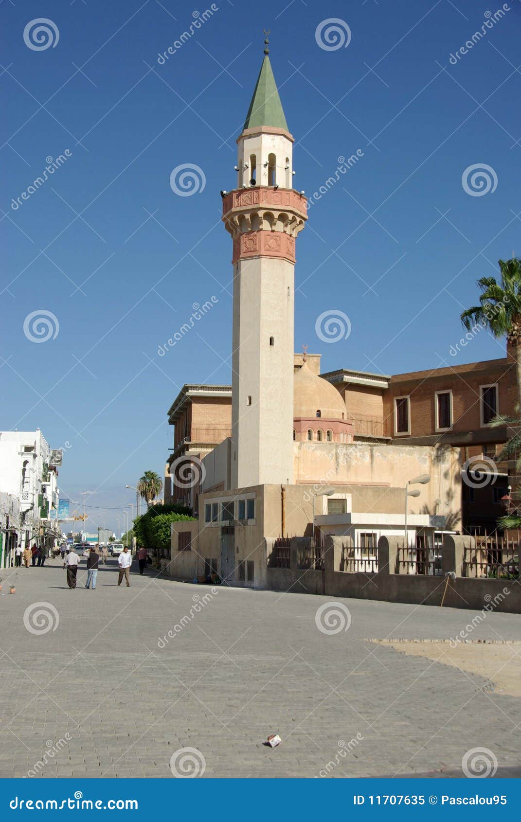 Mosque in Tripoli, Libya stock image. Image of city, ancient - 11707635