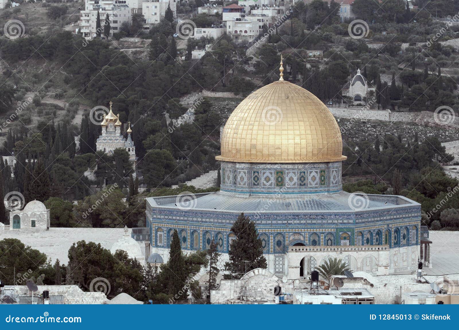 Mosque of Umar - Retro Style Stock Image - Image of middle, tourism ...