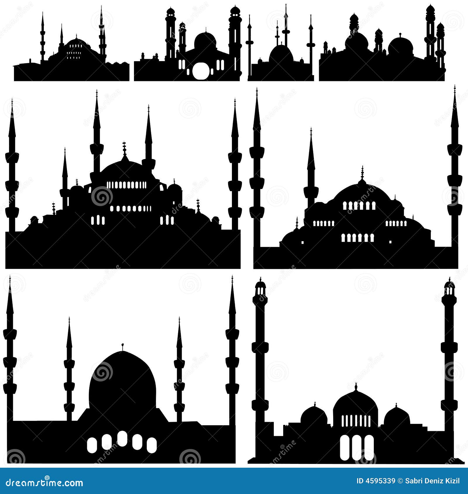 Mosque vector stock vector. Illustration of abstract, mascot - 4595339