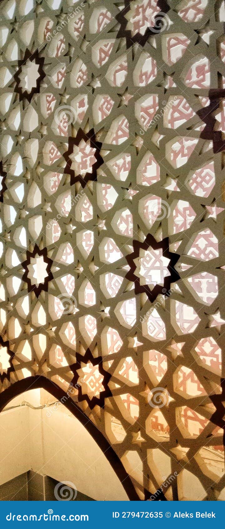 Mosque Window Architecture Nice for Background Stock Image - Image of ...