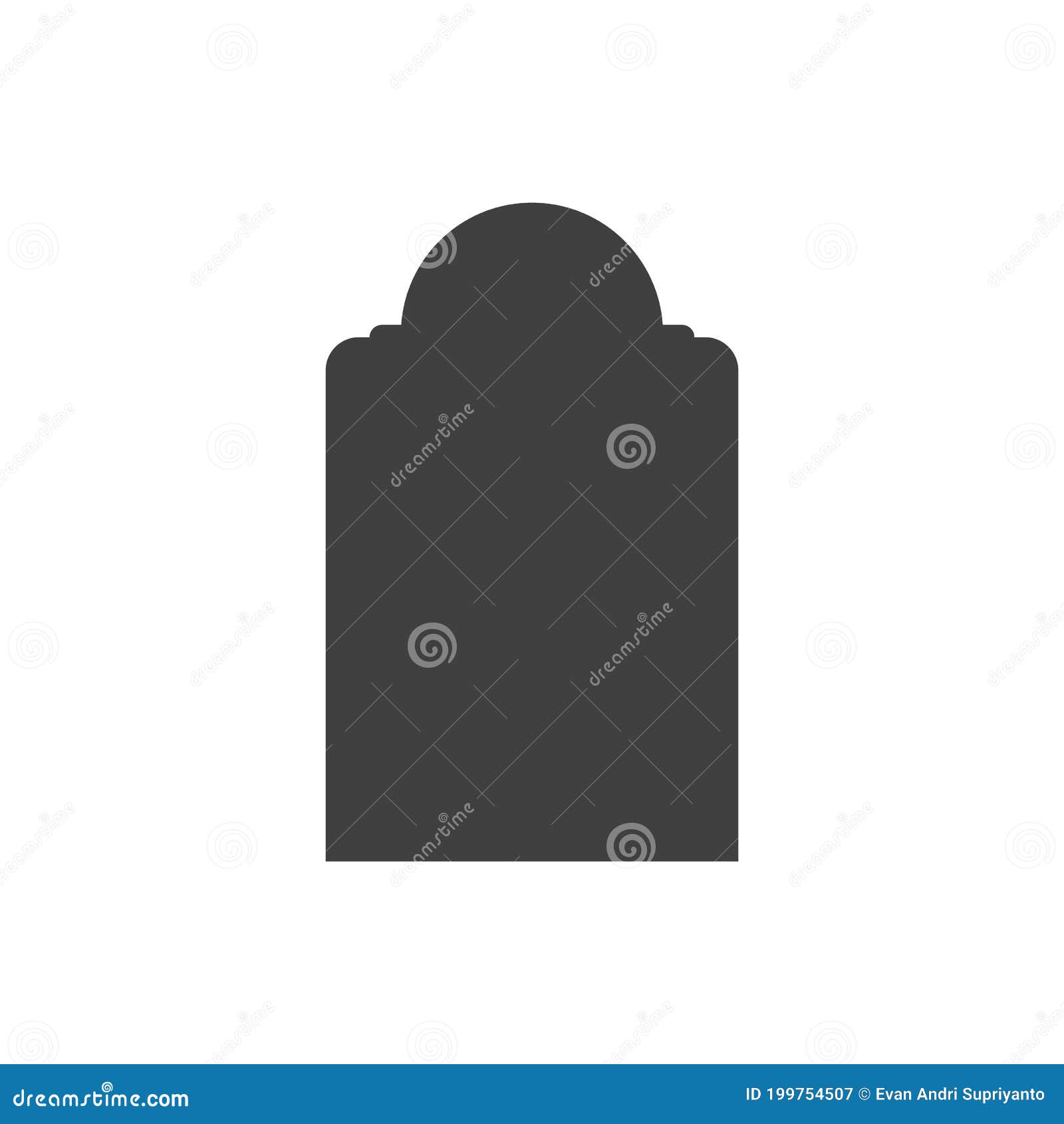 Mosque Window Vector Icon Design Template Stock Vector - Illustration ...