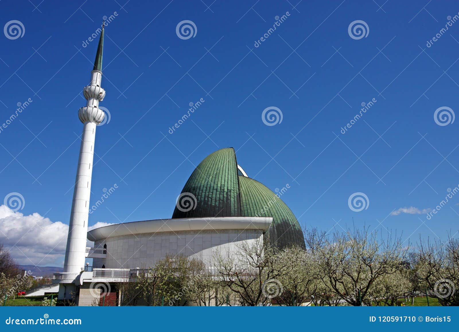 Mosque, Zagreb stock photo. Image of culture, europe - 120591710