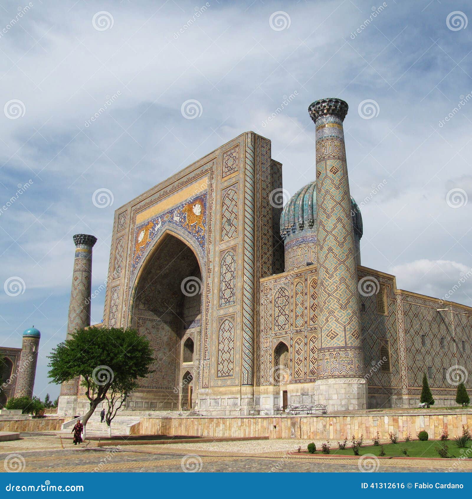 Mosqueat Bukara stock photo. Image of perspective, religion - 41312616