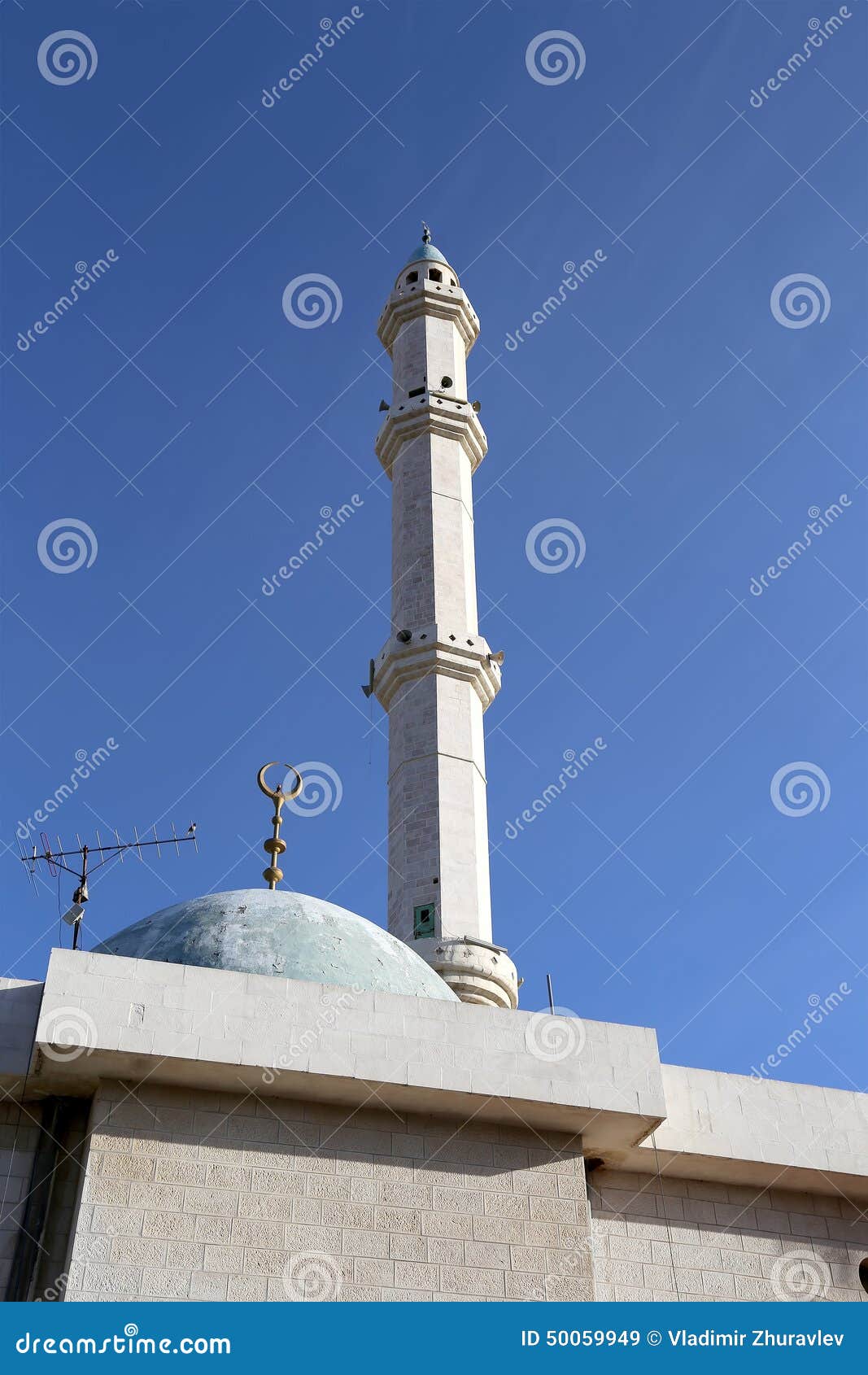 Mosques Architecture in Amman, Jordan, Middle East Stock Image - Image ...
