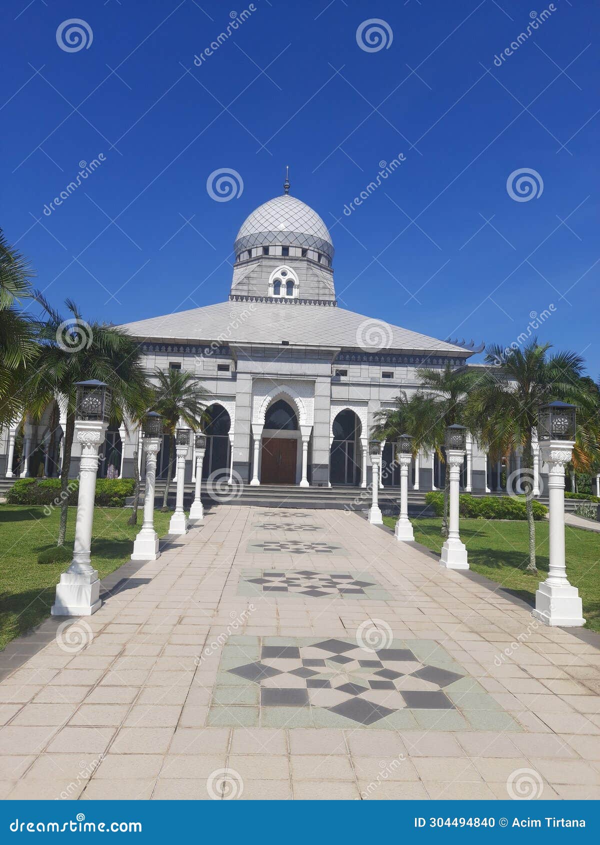 Mosque with Classical Architecture Editorial Image - Image of vintage ...