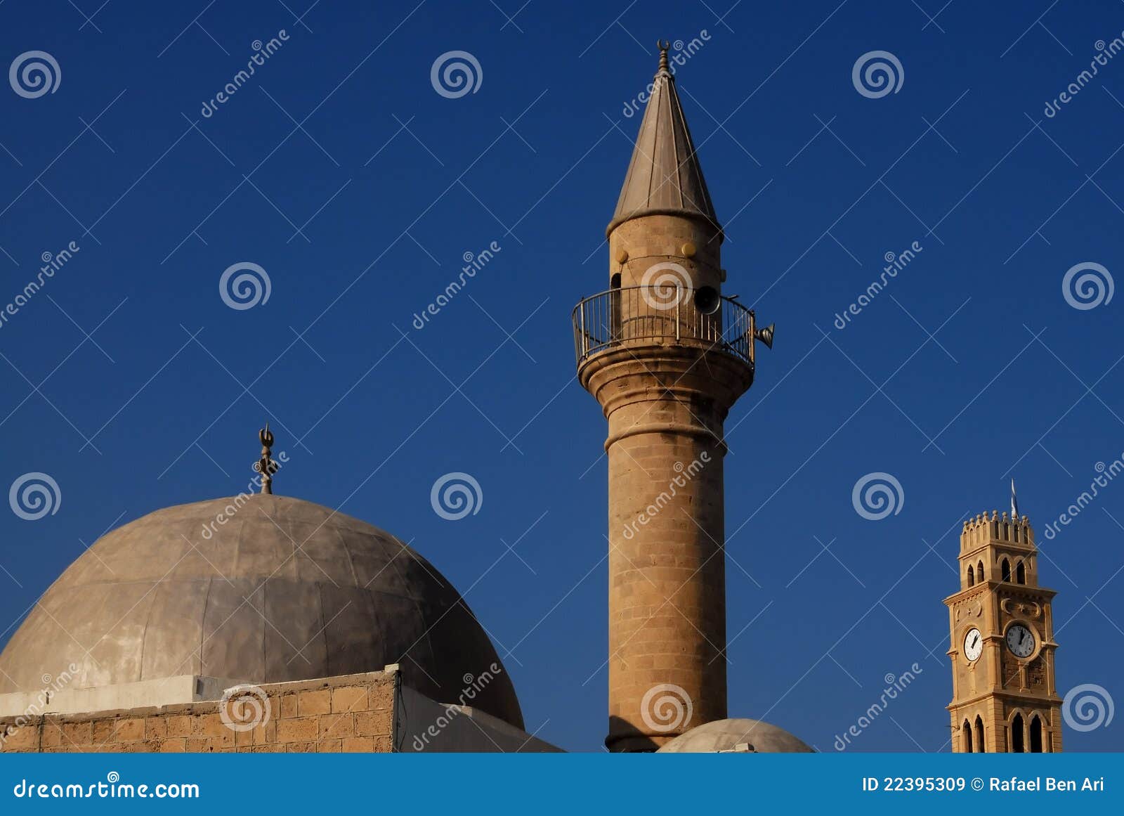 Mosques in Israel stock image. Image of islamic, acre - 22395309