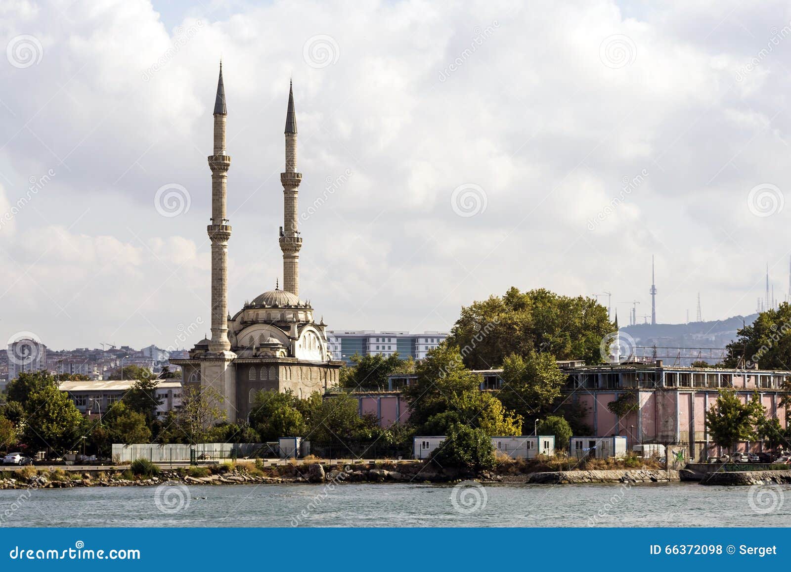Mosques in Istanbul (Anatolian Side) Stock Photo - Image of house, blue ...