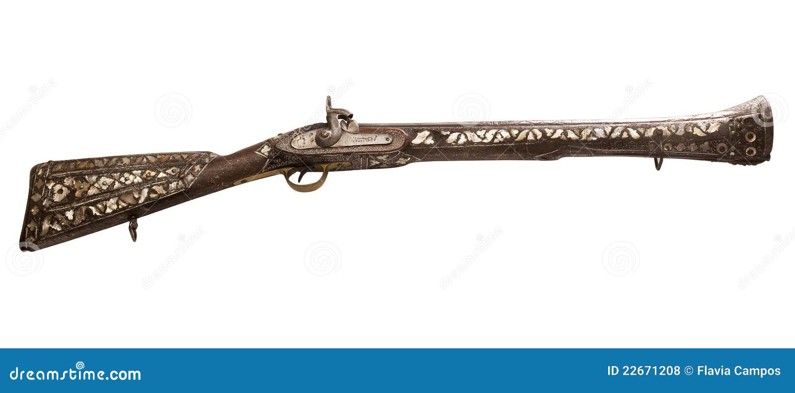 Mosquete viejo foto de archivo. Imagen de caza, municiones - 22671208