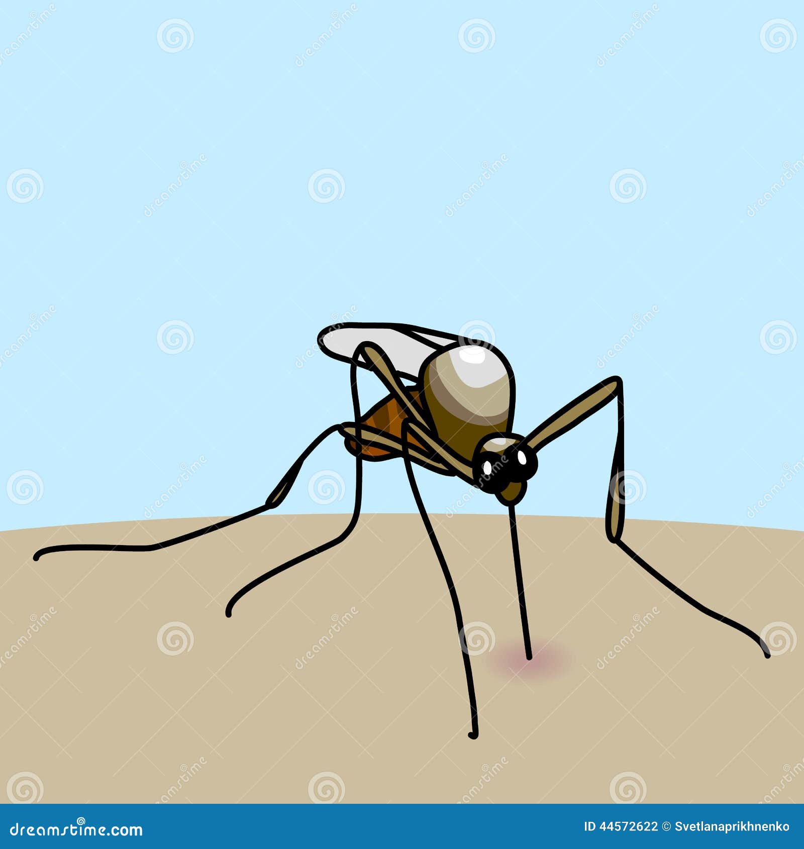 Mosquito Bite On Skin Hand Human. Insect Bites Man In Arm Royalty-Free ...