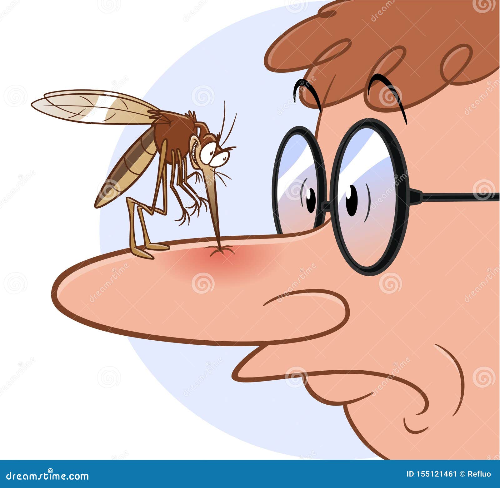 Mosquito Bite Cartoon