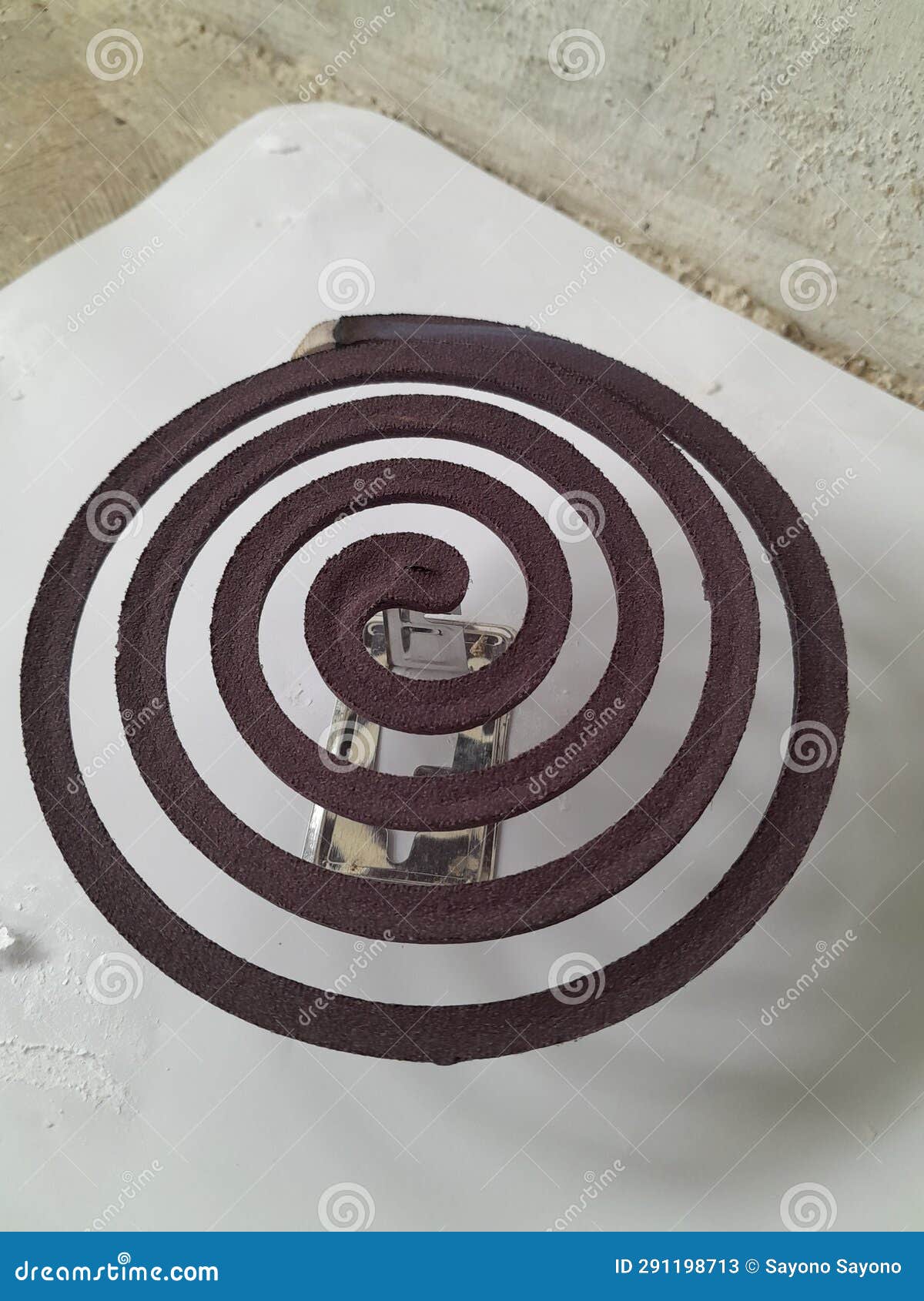 Mosquito Coils with a Spiral Shape that are Burned at the Outer End ...