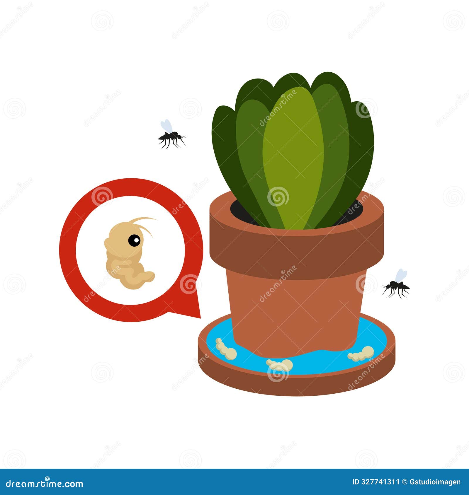 Mosquito Control For Prevention Dengue Vector Illustration ...