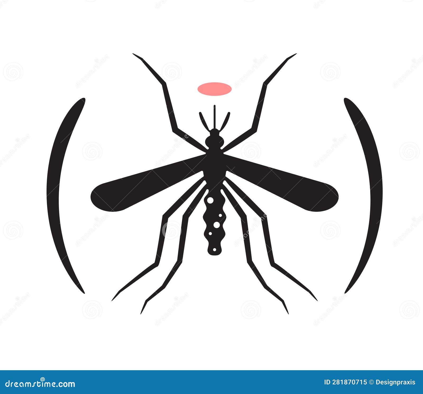 Mosquito - Dengue - Icon stock illustration. Illustration of zika ...