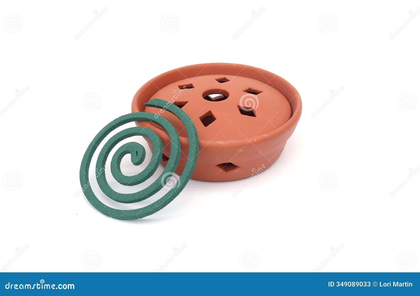 Mosquito and Flying Insect Repelling Coils Isolated on White Background ...