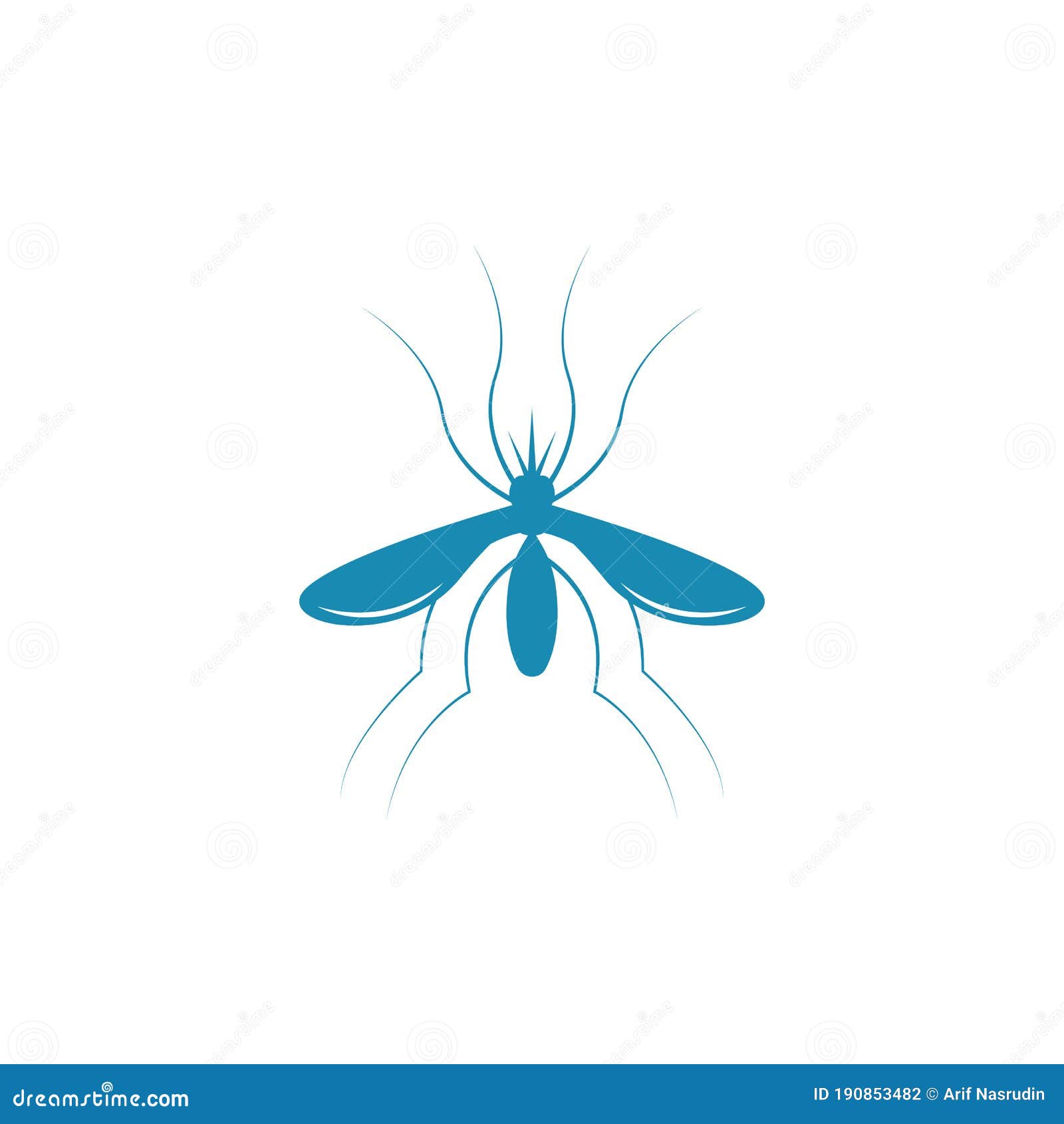 Mosquito Icon Vector Insert Mosquito Flat Illustration Icon App Stock ...