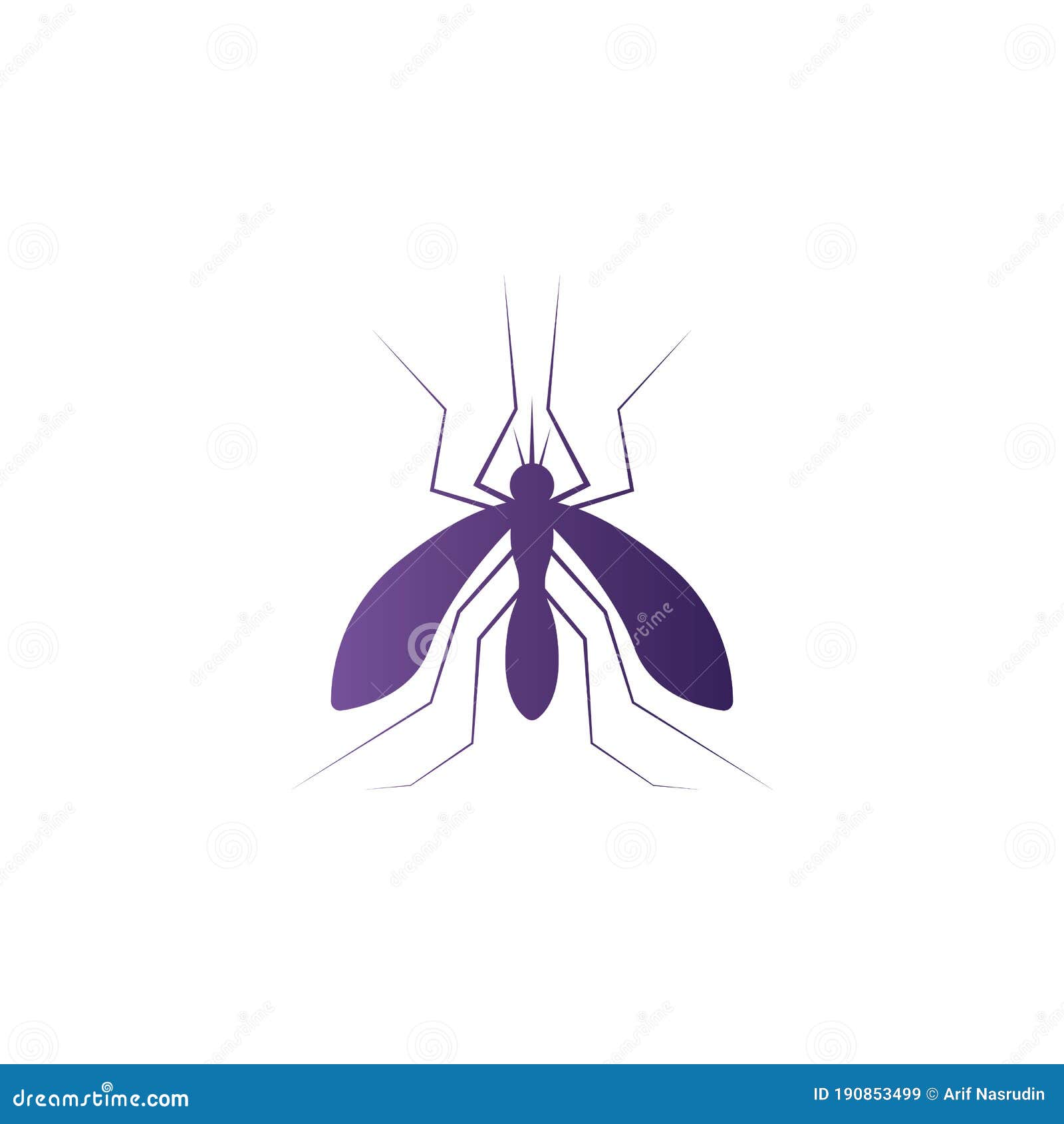 Mosquito Icon Vector Insert Mosquito Flat Illustration Icon App Stock ...
