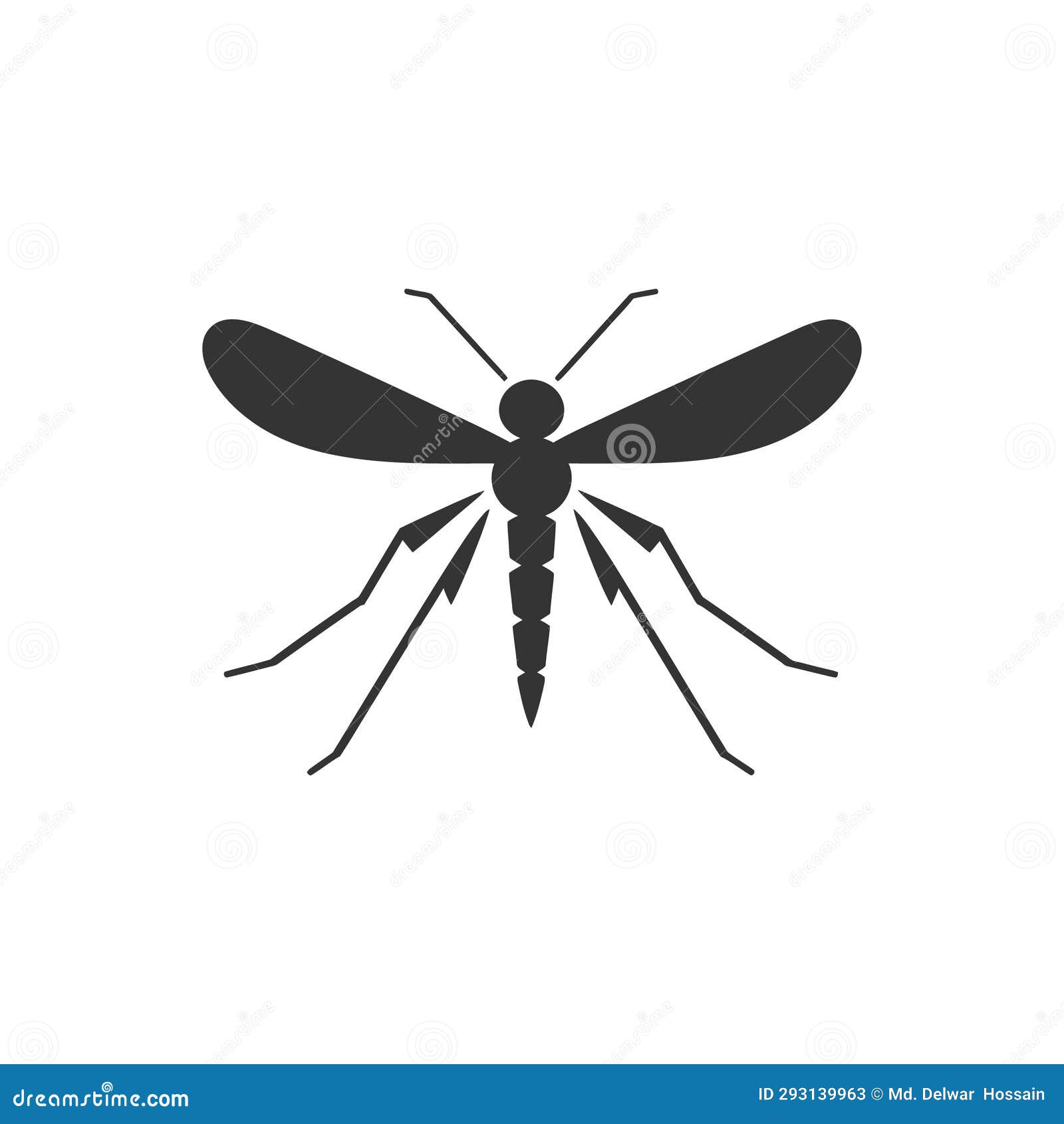 Mosquito Insect icon stock vector. Illustration of flying - 293139963