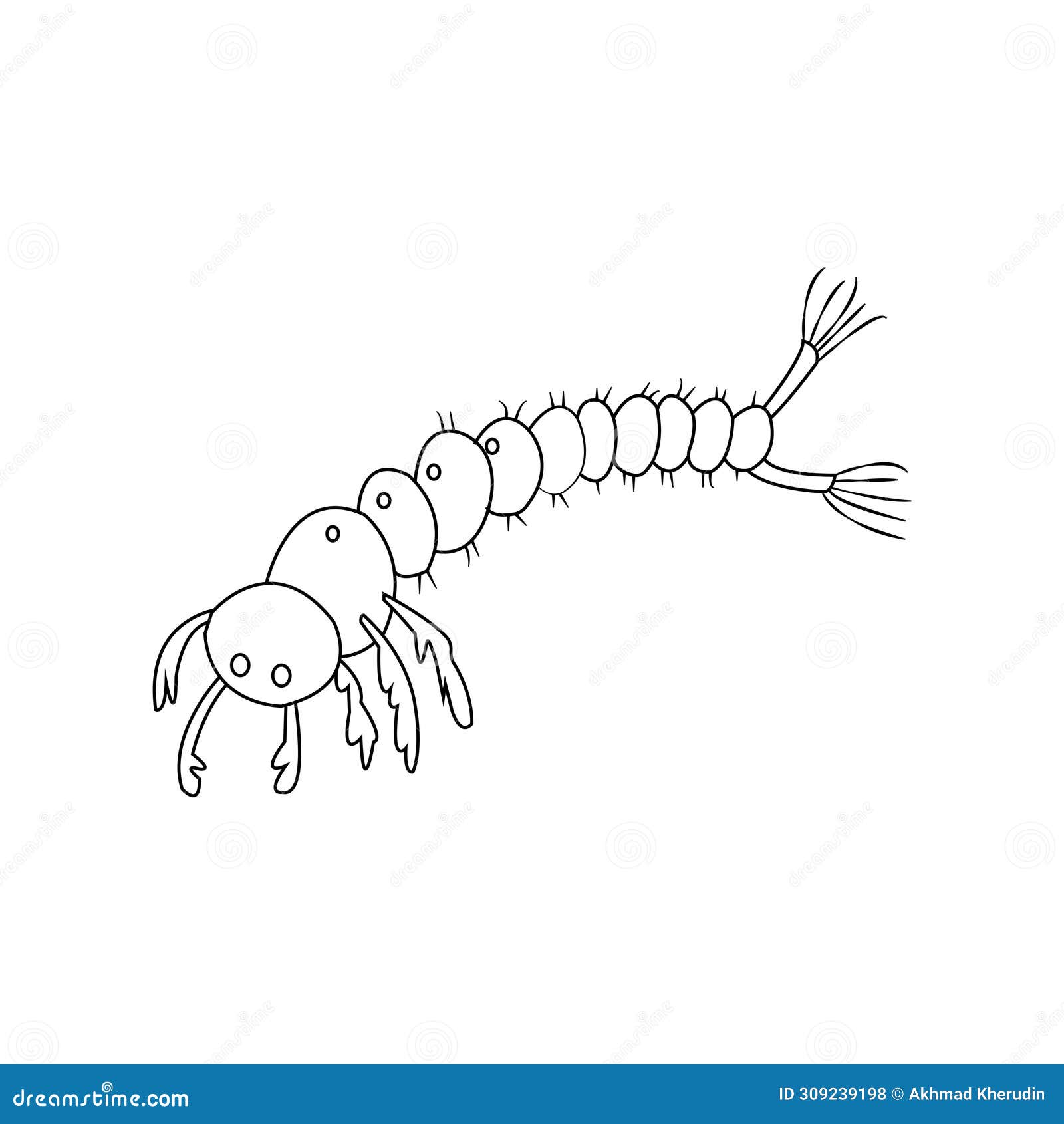 Mosquito Larvae, Commonly Called `wigglers Royalty-Free Stock Image ...