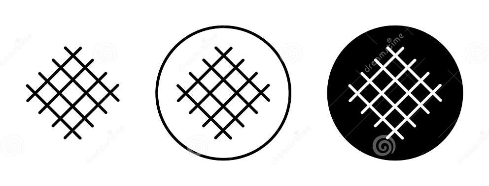 Mosquito Net Icon Isolated on White Background Stock Vector ...