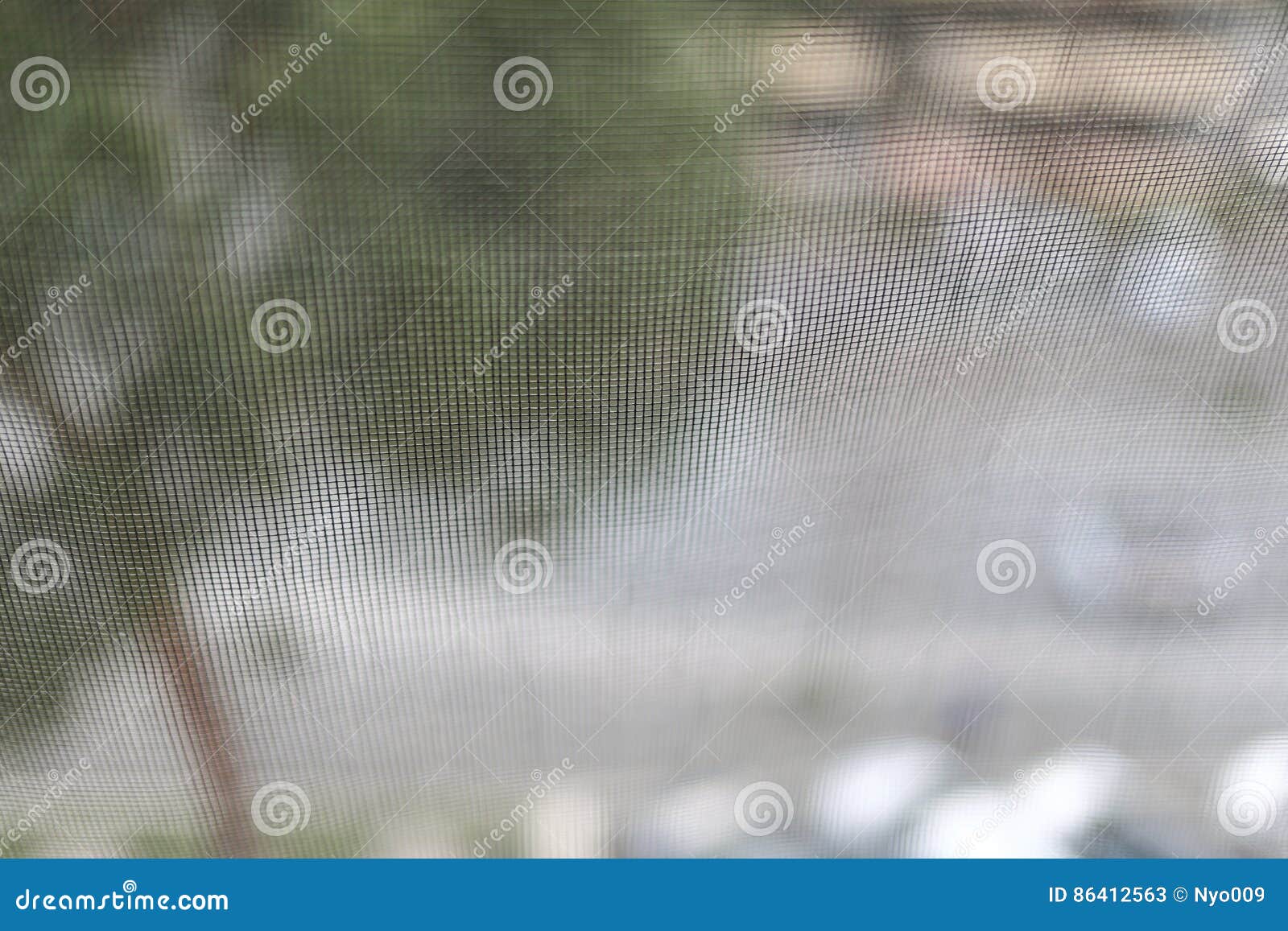 Mosquito Net on a PVC Window Stock Image - Image of living, home: 86412563
