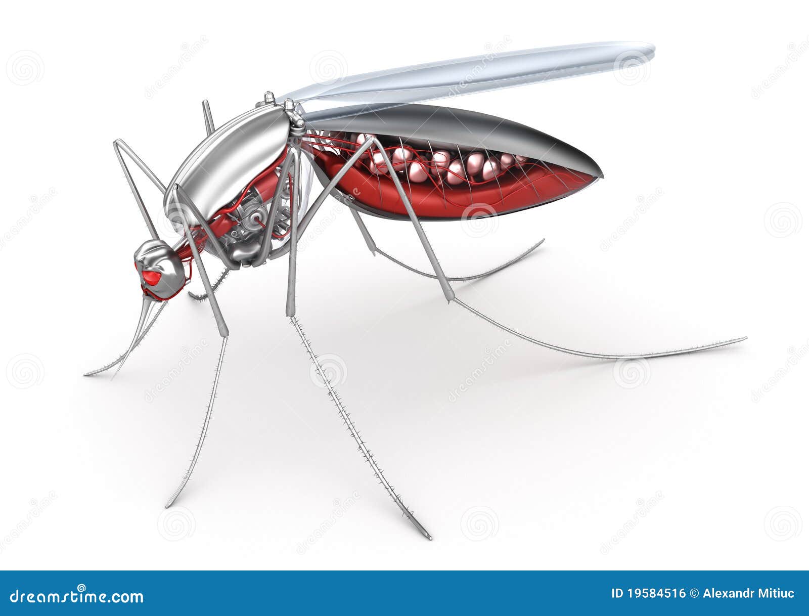 GMO Robotic Mosquito Royalty-Free Stock Photography | CartoonDealer.com ...