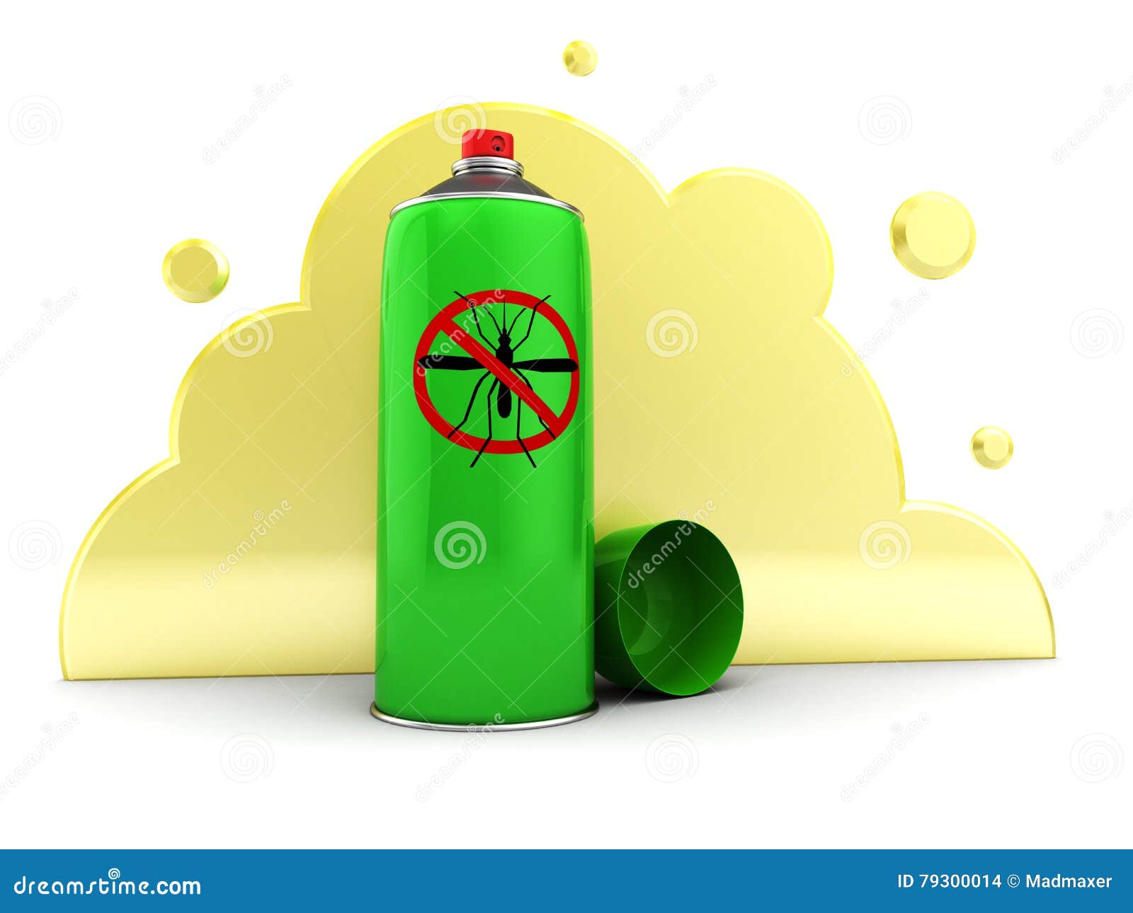 Mosquito Spray Icons. Repellent Insect Bottles With Anti Gnat Sign ...