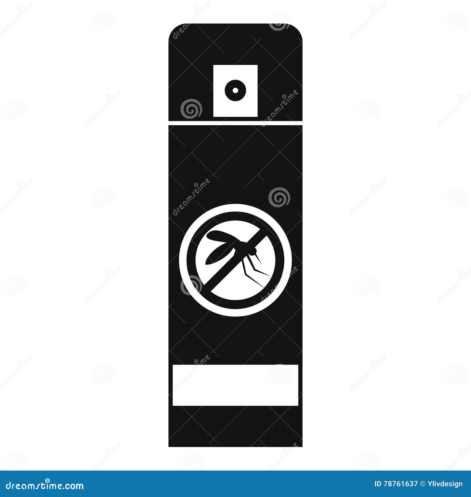 Mosquito Spray Icon, Simple Style Stock Vector - Illustration of ...