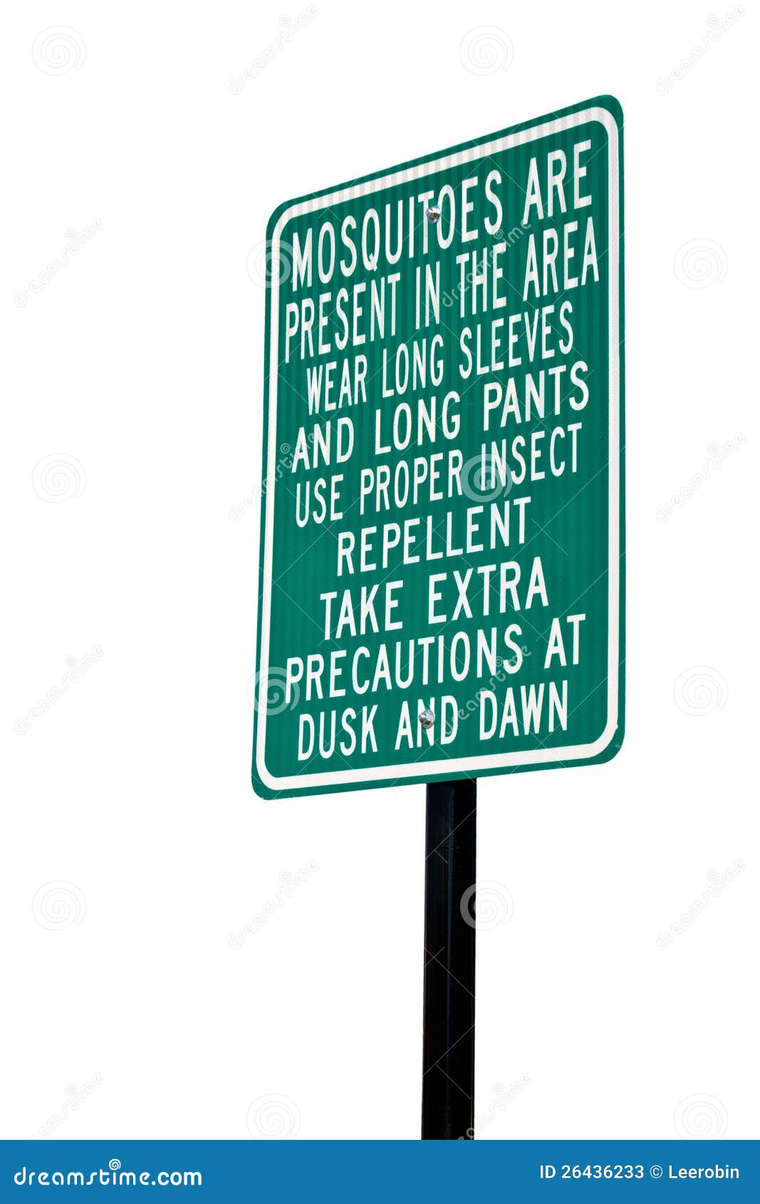 Mosquito warning sign stock image. Image of white, west - 26436233