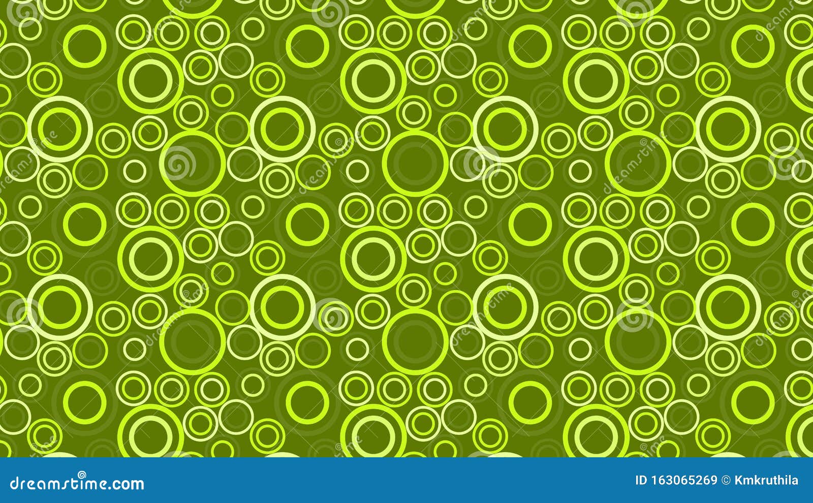 Moss Green Circle Pattern stock vector. Illustration of shapes - 163065269