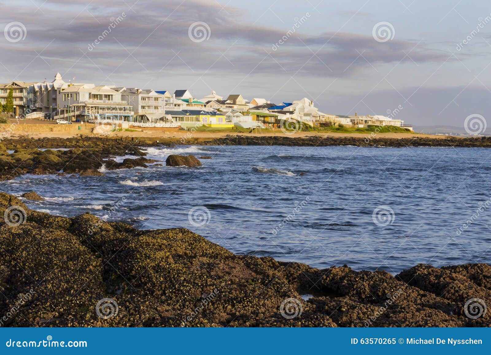 Mossel Bay Point frontage stock image. Image of homes - 63570265