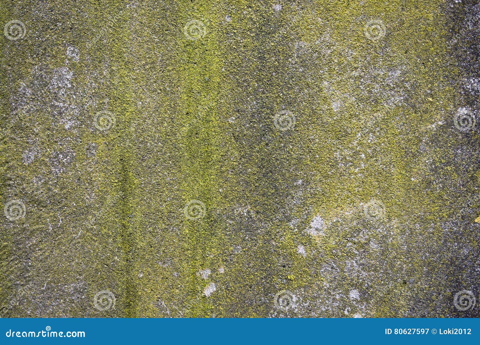 Mossy Concrete Wall Texture For Background. Royalty-Free Stock ...