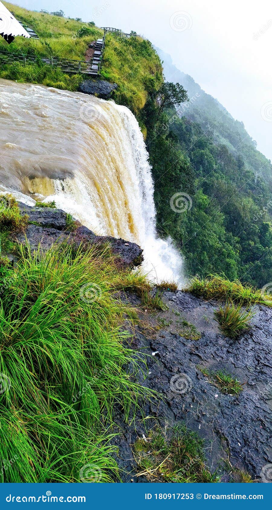 Most Beautiful Big Waterfall Image Stock Image - Image of life ...