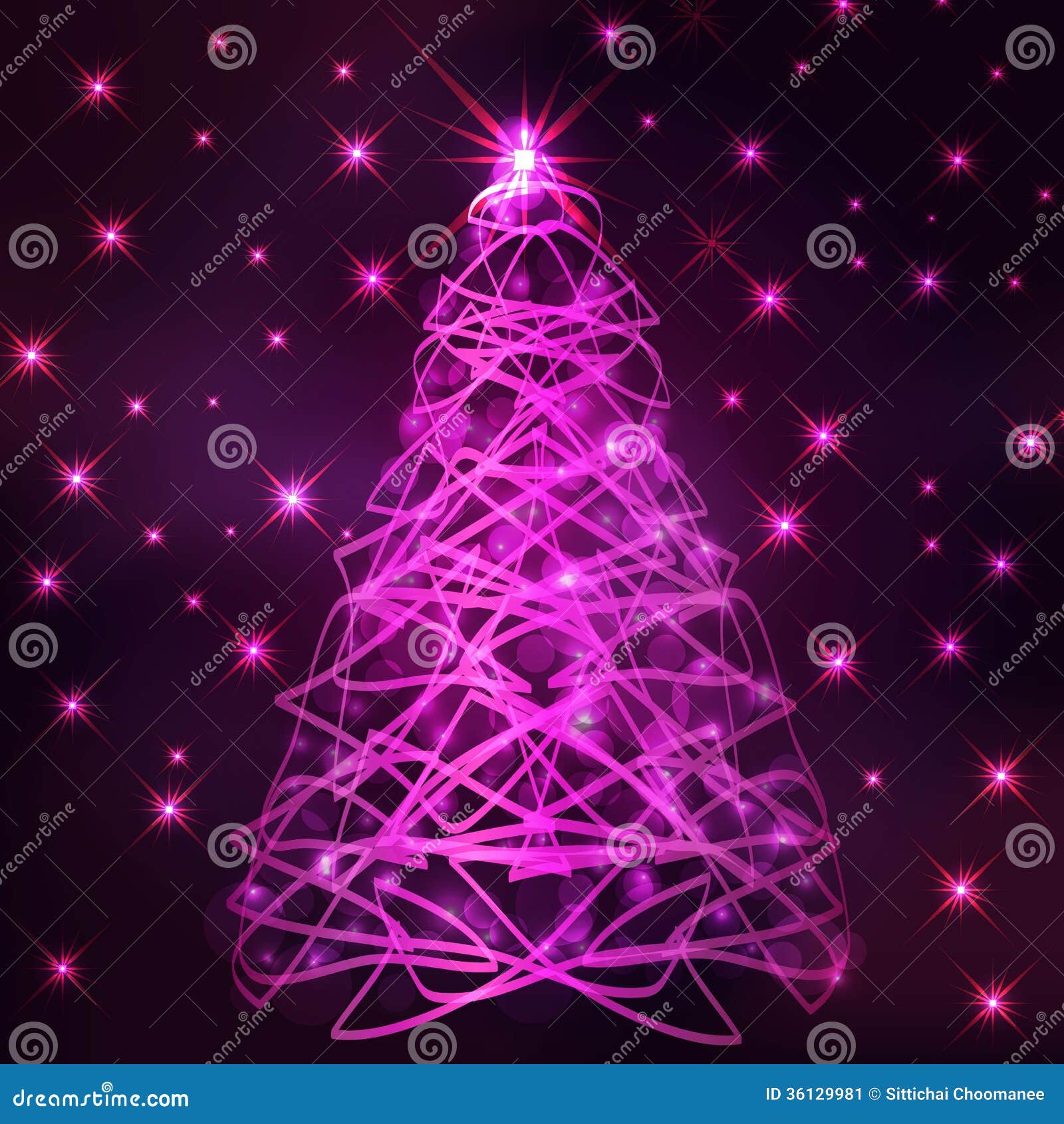 Most Beautiful Christmas Trees Stock Vector - Illustration of graphics ...