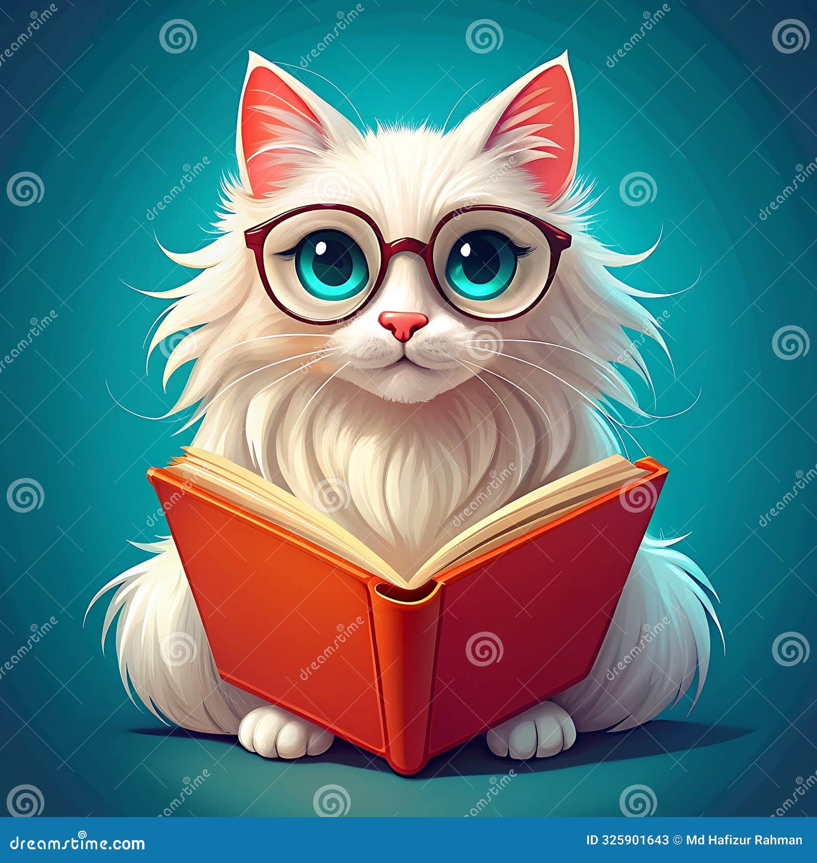 The Most Beautiful and Cute Cat, Graphic Design File Stock Illustration ...