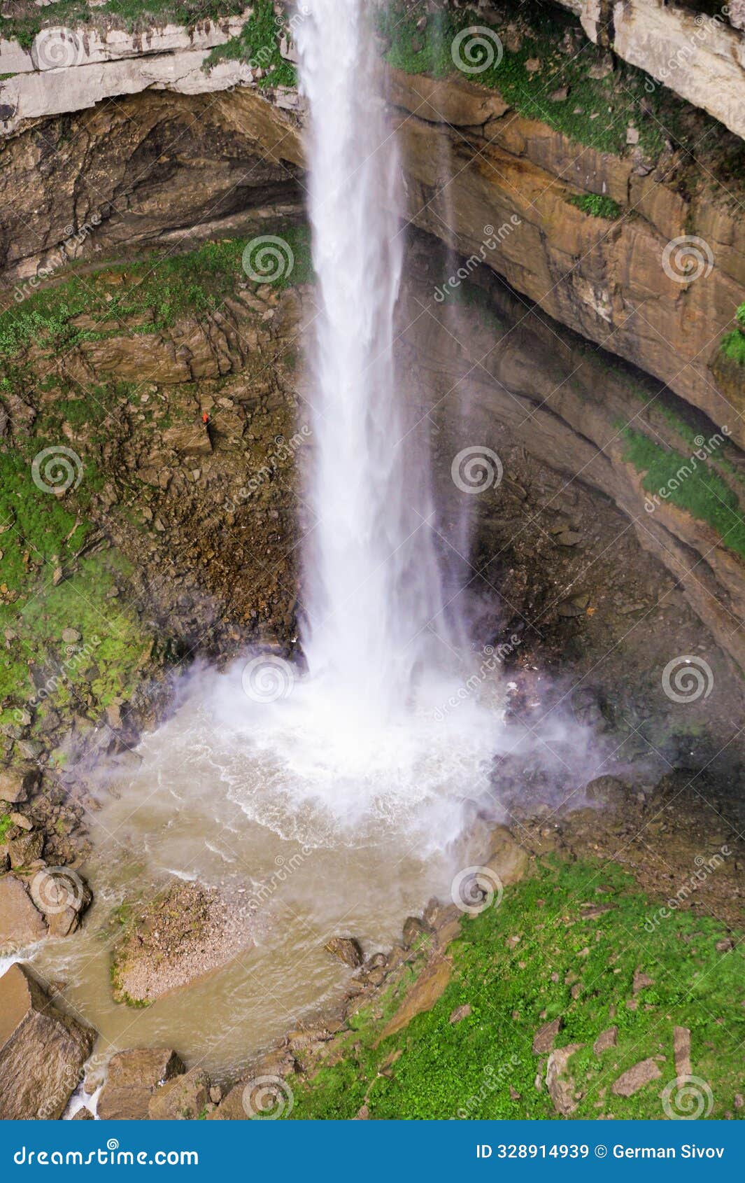 Splash from a Falling Waterfall Stock Image - Image of nature, relaxing ...