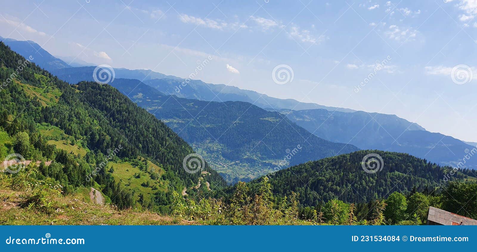 The Most Beautiful Mountains of Georgia. Views Stock Photo - Image of ...