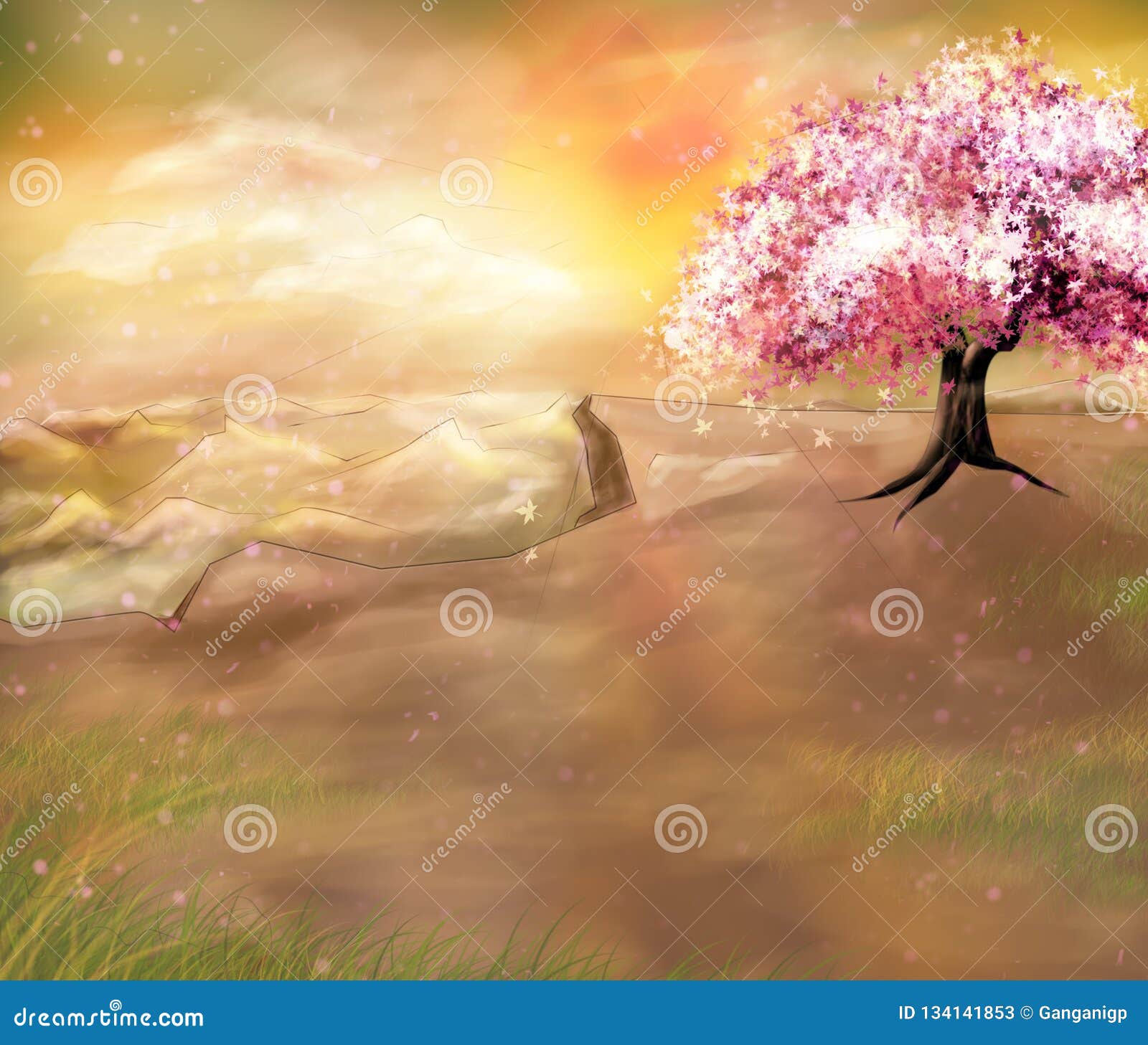Dream in heart stock illustration. Illustration of heart - 134141853