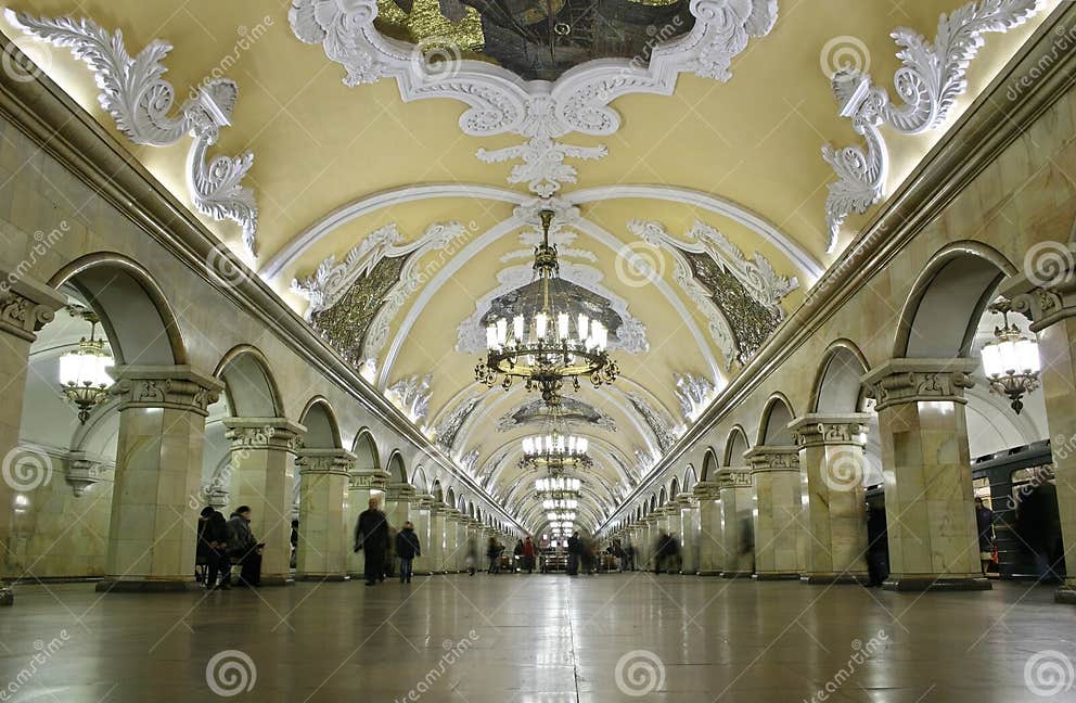 Most Beautiful Subway Interior Stock Image - Image of interior ...