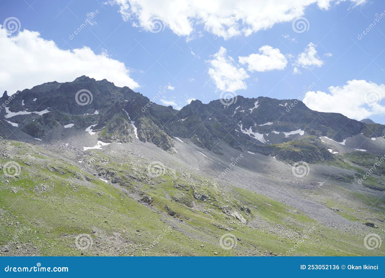 Sharp pointed mountains stock photo. Image of walking - 253052136