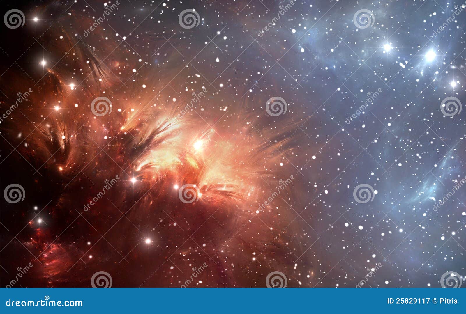 Most Detailed Space Nebula stock illustration. Illustration of abstract ...