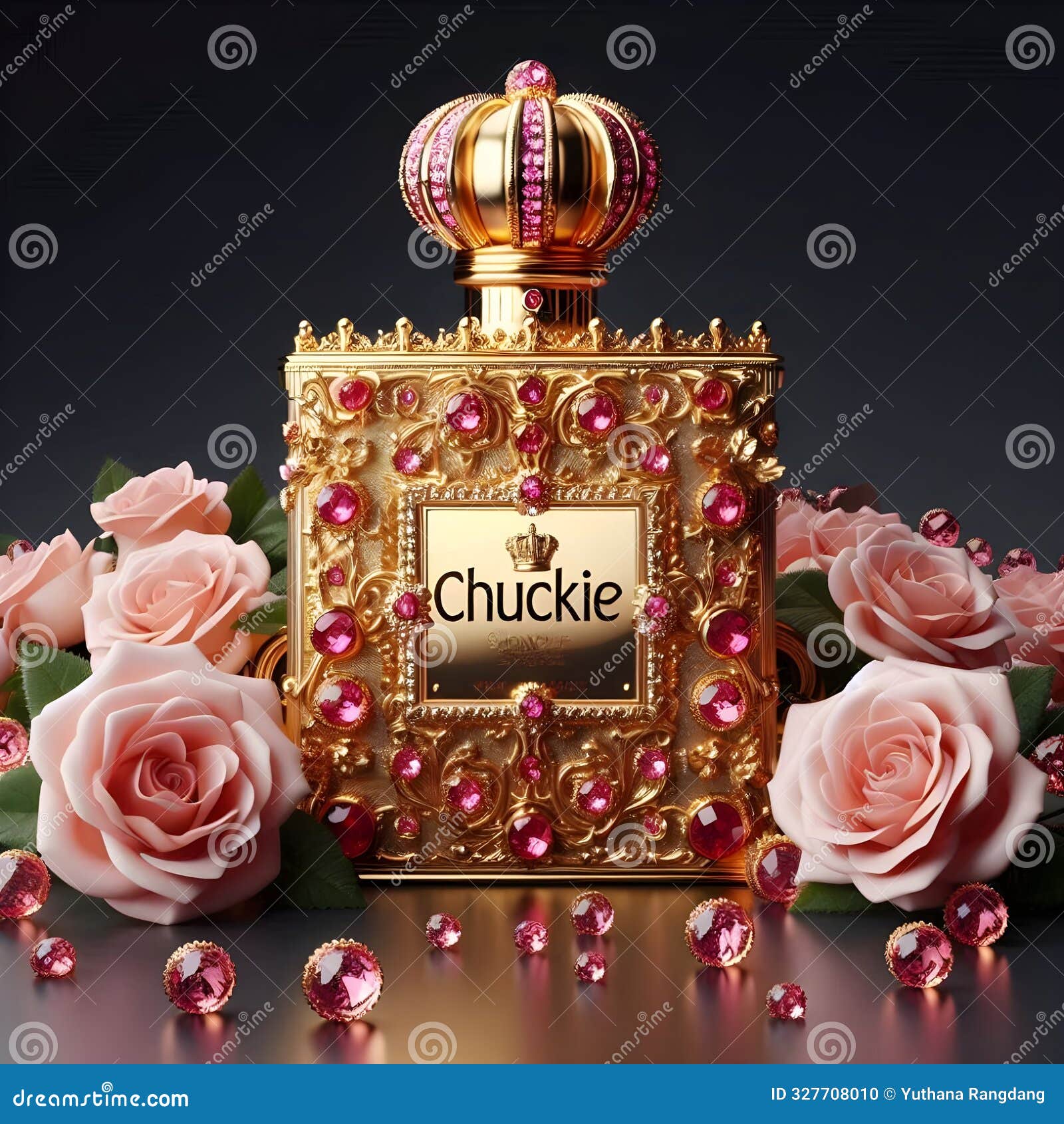 The Most Expensive Perfume in the World. Stock Illustration ...