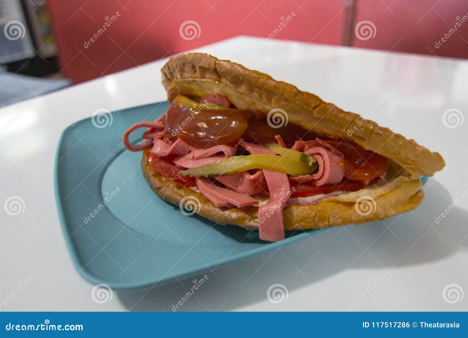 The Most Famous Toast of Turkey; Ayvalik Toast Stock Photo - Image of ...