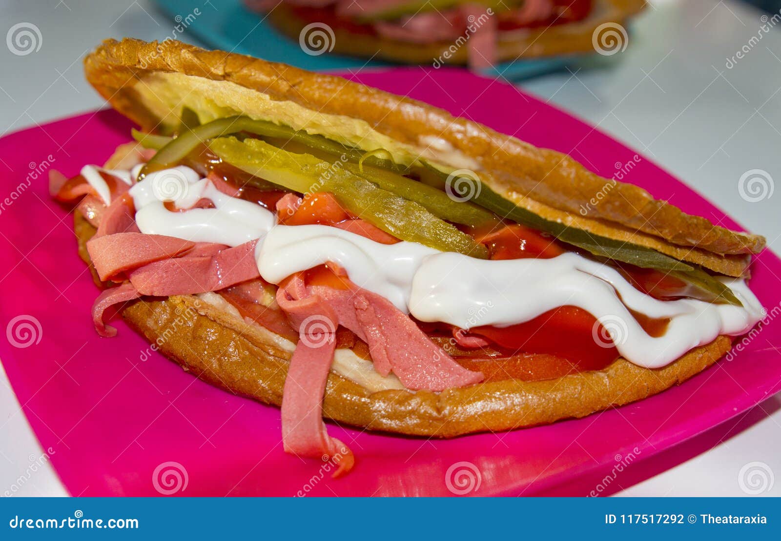 The Most Famous Toast of Turkey; Ayvalik Toast Stock Photo - Image of ...