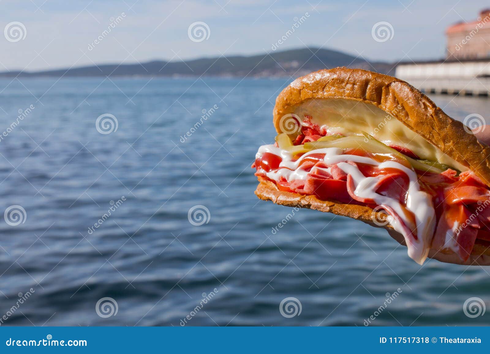 The Most Famous Toast of Turkey; Ayvalik Toast Stock Photo - Image of ...