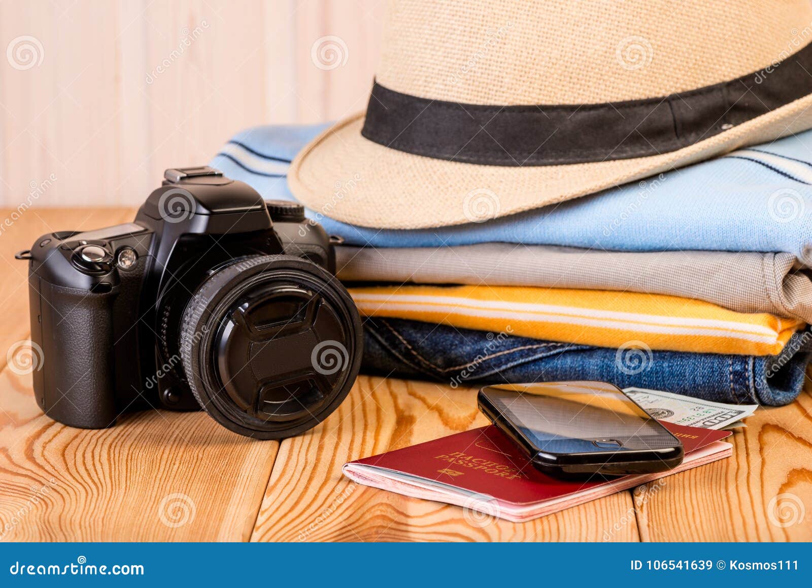 The Most Necessary Things are Ready for a Long Journey Stock Image ...