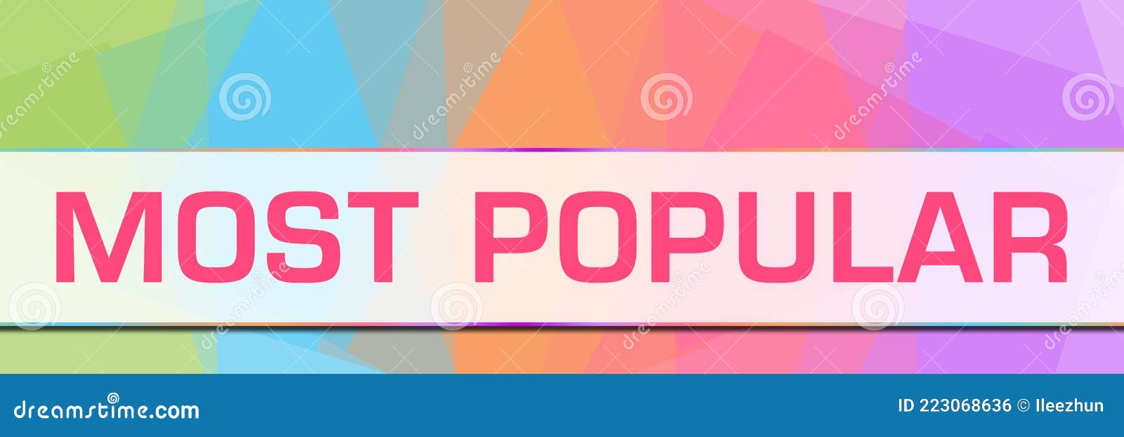 Most Popular Colorful Abstract Background Horizontal Stock Illustration ...